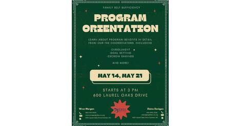 FSS Program Orientation - May 14th and 21st (04/23/2024) - What's New ...