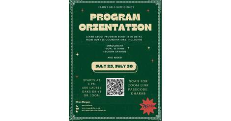 FSS Program Orientation July 23rd and 30th (07/03/2024) - What's New ...